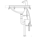 CADBOX TOTO 洗面所・ユーティリティ 洗面所 カウンター式洗面器 L507AU+TEL80BX