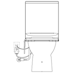CADBOX TOTO トイレ 腰掛便器 ハイシルエット・ウォシュレット一体形便器 CES9098PE