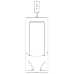 CADBOX TOTO トイレ 小便器 壁掛小便器 U307C+TEA61ADX