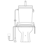 CADBOX TOTO トイレ 腰掛便器 腰掛式タンク密結形便器 CS430P+SS431BNKL+TCF108