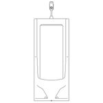 CADBOX TOTO トイレ 小便器 壁掛小便器 U306+TG60PNX