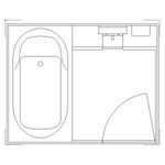 CADBOX TOTO 浴室（ユニットバス） マンション用ユニットバス（一般地） ひろがる超低床JPシリーズ JPV1418CM ひろがる超低床JPシリーズ CMタイプ 1418プラスサイズ